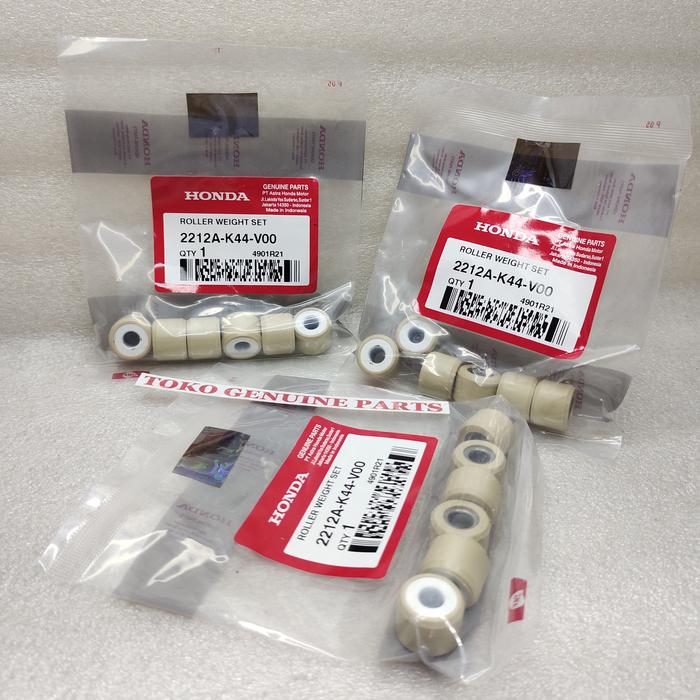 Promo 2212A-K44-V00 ROLLER WEIGHT SET Beat Pop Street Scoopy esp ...