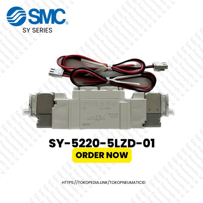 Jual Solenoid valve sy5220-5lzd-01 (24v) merek smc - Jakarta Pusat ...
