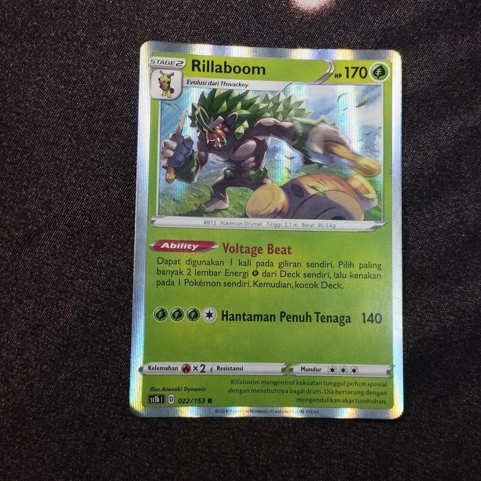 Jual Rillaboom 022/153 - Kartu Pokemon Indonesia TCG Card - Kota Malang ...