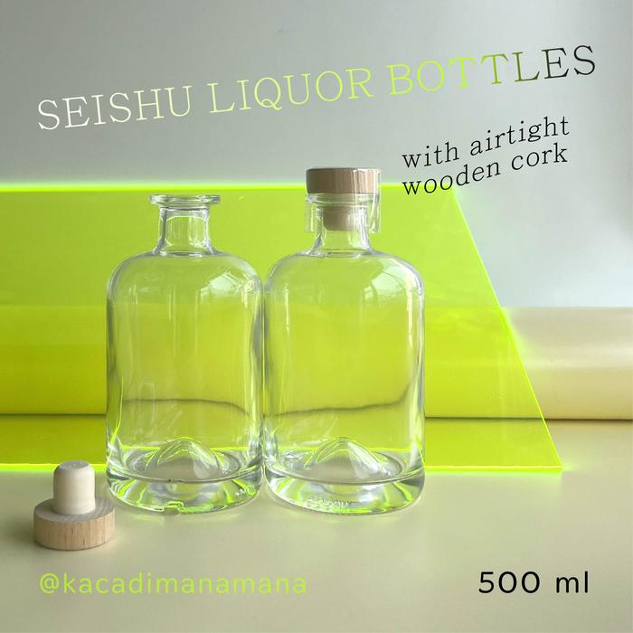 Jual Botol kaca liquor SEISHU bottle - botol kaca liquor SEISHU - Kab ...