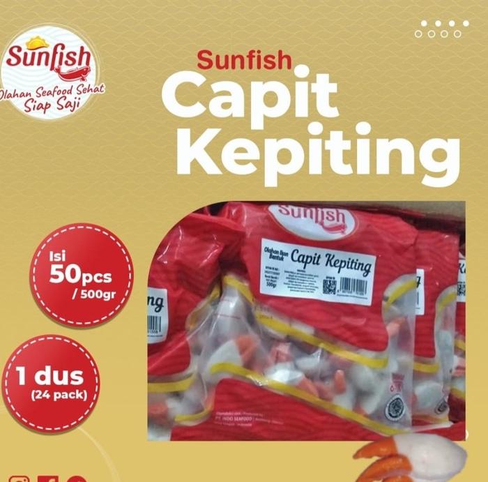 Jual OLAHAN IKAN CAPIT KEPITING SUNFISH 500GR HALAL CRAB CLAW - CAPIT ...