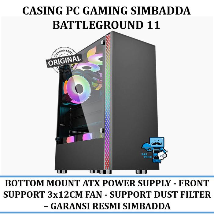 Jual CASING PC GAMING SIMBADDA BATTLEGROUND 11 - ORIGINAL PRODUK ...
