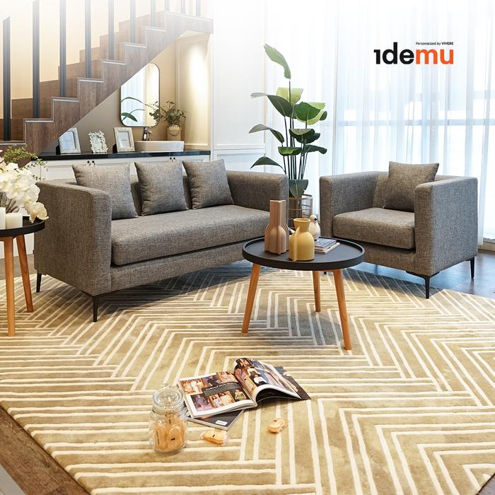 Promo IDEMU Tyra Sofa 2 Seater Furniture Minimalis Cicil 0% 3x - Kab ...