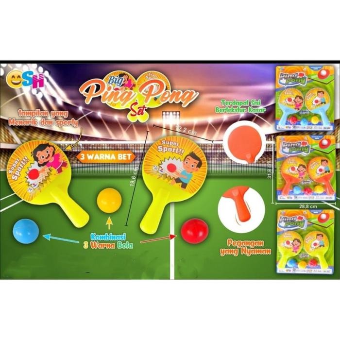 Jual Mainan Edukasi Anak Tenis Meja Ping Pong SH 280 - Mainan Tennis ...