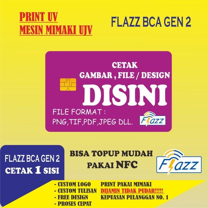Jual bca Flazz Gen2 Cetak 1 sisi custom - Jakarta Barat - DIGITAL-PRINT ...