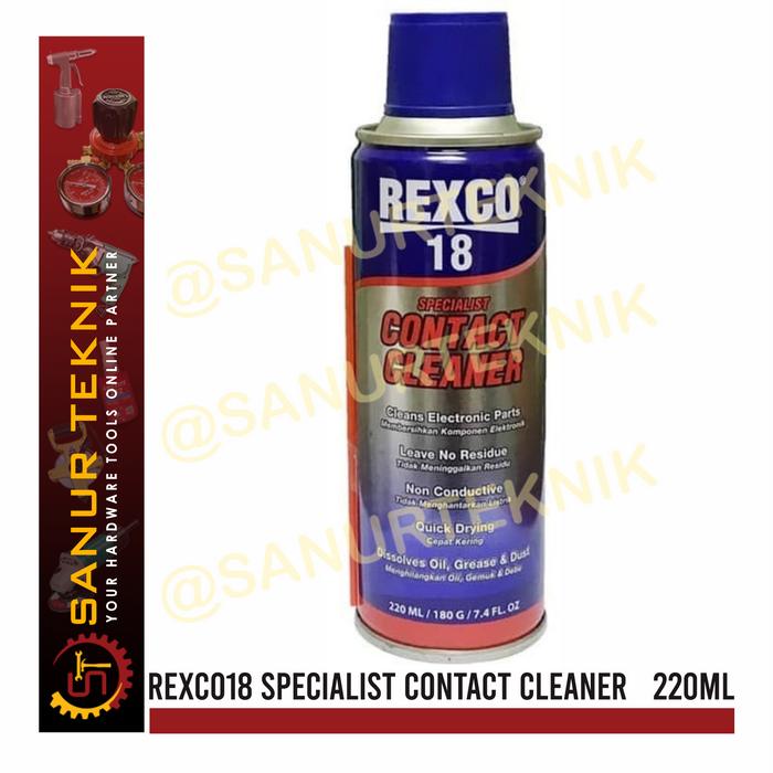 Jual REXCO18 REXCO-18 SPECIALIST CONTACT CLEANER 220 ml 220ml - Kota ...