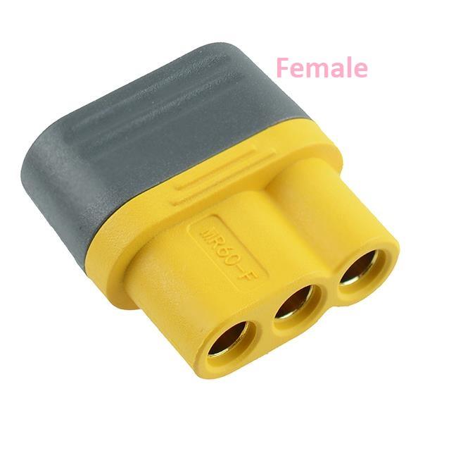 Jual Original Konektor Amass MR60 MR-60 male Female plug XT60 3pIn RC ...