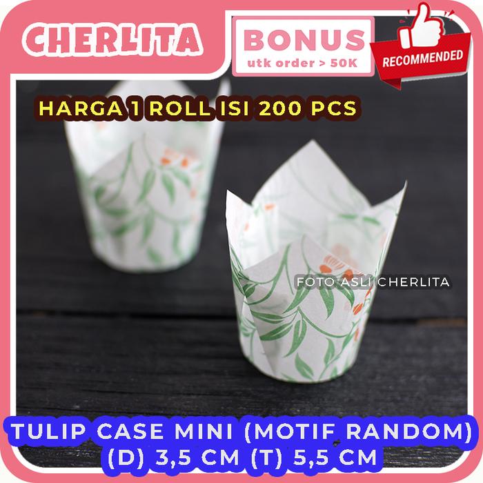 Jual Tulip Cake Case Mini Kertas Kue Model Bunga Mekar Paper Cup ...