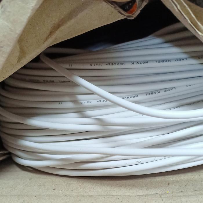 Jual Kabel Listrik Serabut NYAF 1,5mm 100m/roll Putih - Jakarta Pusat ...
