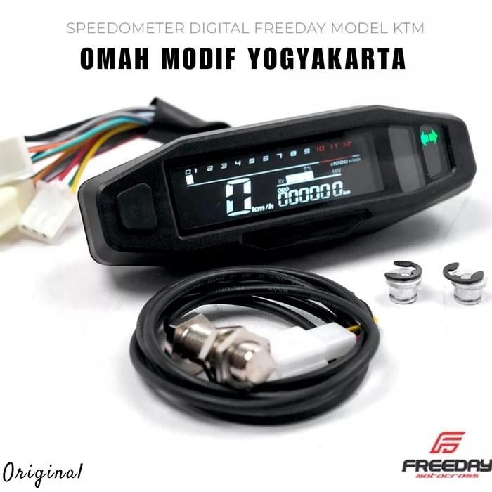 Jual Speedometer Digital Model KTM Freeday Universal CRF 150 L KLX BF ...