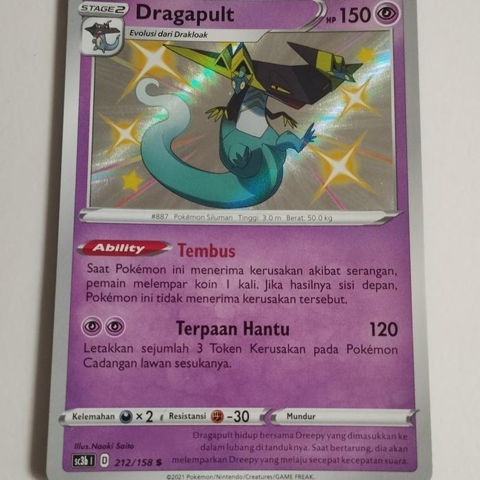 Jual Dragapult Baby Shiny - Kartu Pokemon Indonesia TCG Card - Kota ...