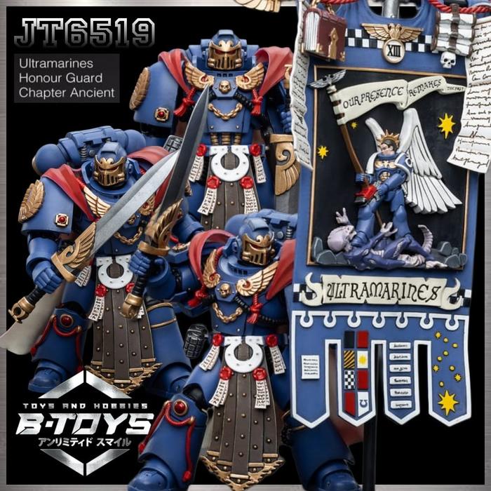 Jual joytoy JT6519 Ultramarines Honour guard chapter ancient action ...