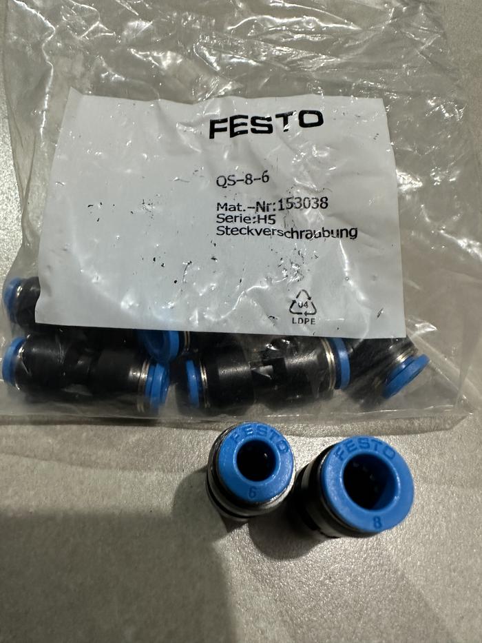 Jual FESTO PUSH IN FITTING QS 8-6 STRAIGHT REDUCER - Kab. Tangerang ...