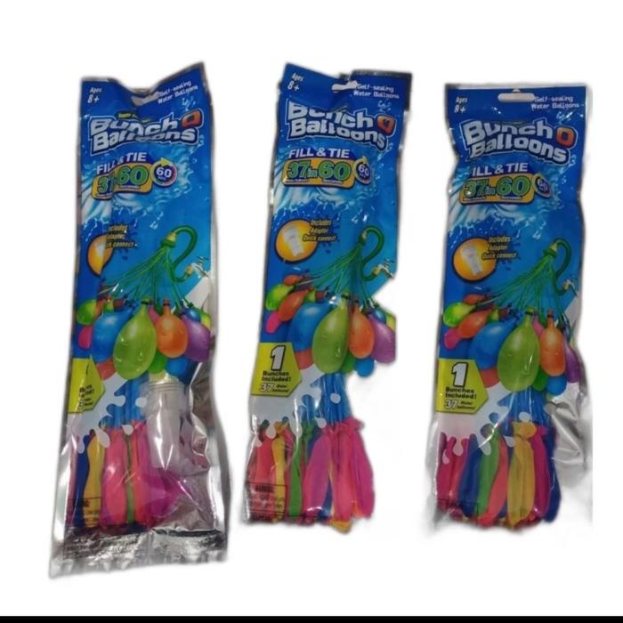 Jual mainan anak magic water ballon / Bunch O Balloons - 37 balon air ...