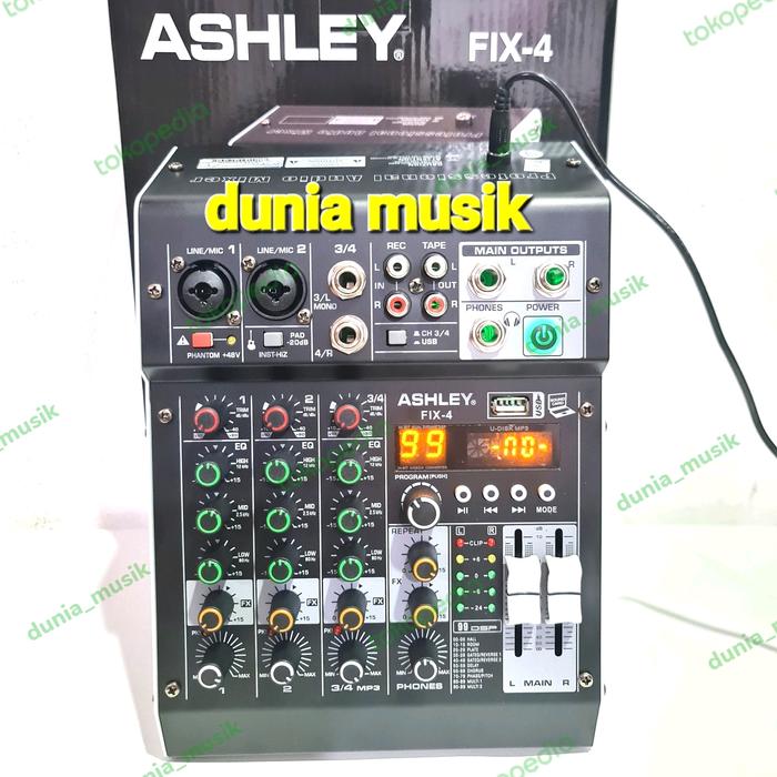 Jual Mixer Ashley Fix4 Fix 4 4 Channel Original Di Seller Zenin ...