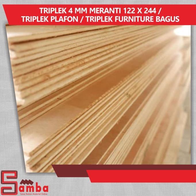 Jual TRIPLEK 4 Mm MERANTI 122X244 / TRIPLEK PLAFON /TRIPLEK FURNITURE BAGUS - Jakarta Utara ...