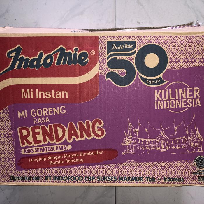 Jual Indomie Goreng Rasa Rendang Karton - Kota Yogyakarta - Jogja ...