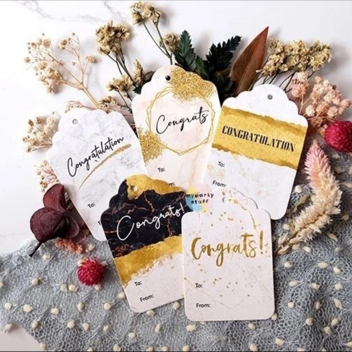 Jual Hang Tag Hand Tag Hangtag Congratulation Tag Ucapan Selamat ...