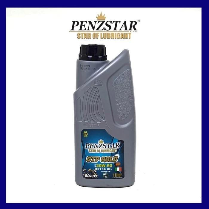 Jual OLI MOTOR 4TAK 1 LITER PENZSTAR GTP GOLD 20W50, API SJ/CF - 1 l ...