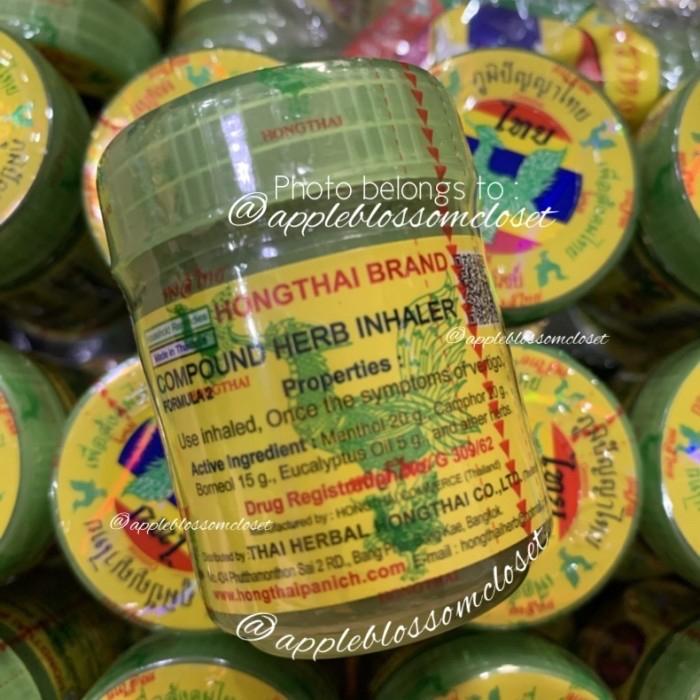 Jual Hongthai Compound Herb Inhaler-hidung Tersumbat-vertigo Di Seller ...
