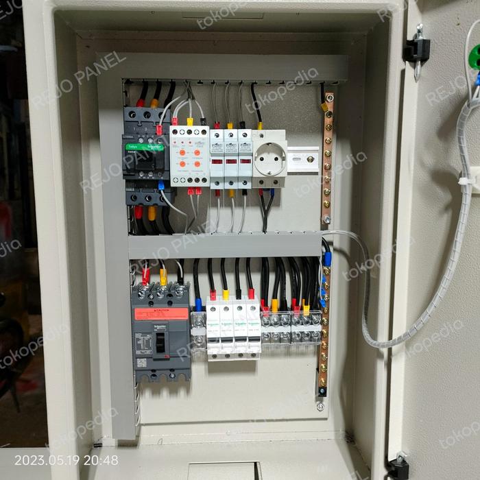 Jual panel distribusi - mccb 3p 50a Schneider - kontaktor LC1D50M7 ...