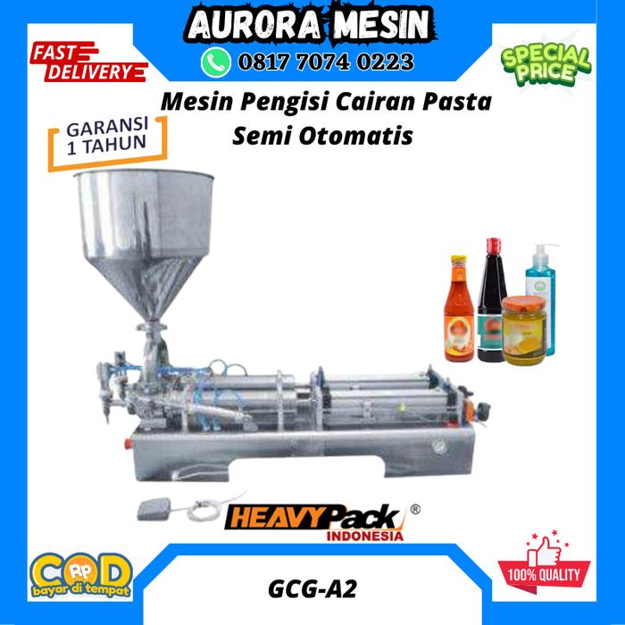 Jual MESIN FILLING PENGISI CAIRAN PASTA GCG-A 2 NOZZLE HEAVYPACK ...