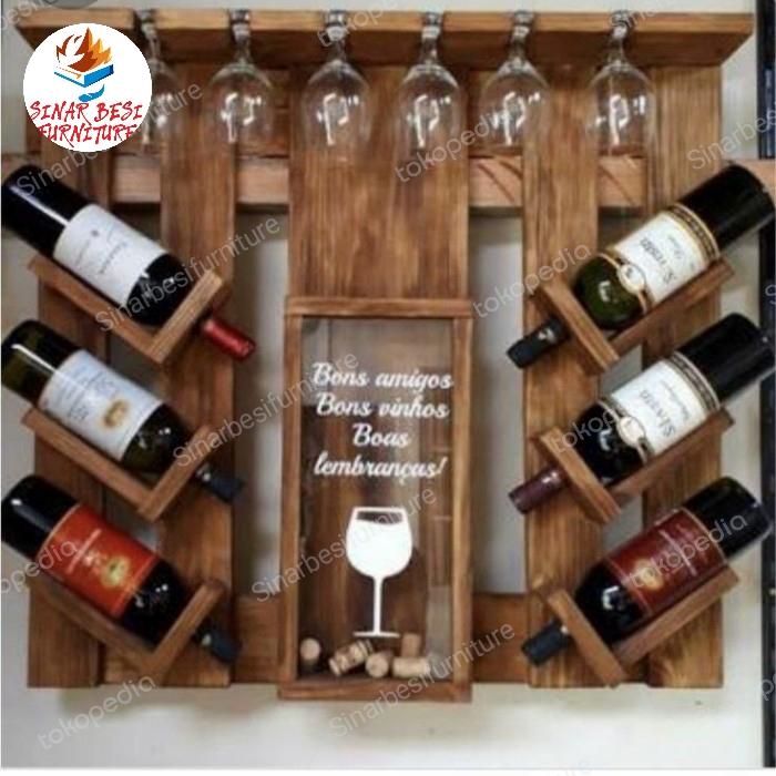 Jual Rak Botol Bar Kayu - Kota Tangerang - Sinarbesifurniture | Tokopedia