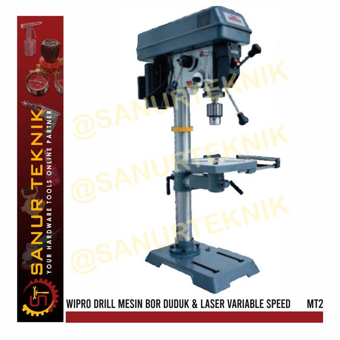 Jual WIPRO BENCH DRILL Mesin Bor Duduk W/ Laser Variable Speed 16mm MT2 220 - Kota Surabaya ...