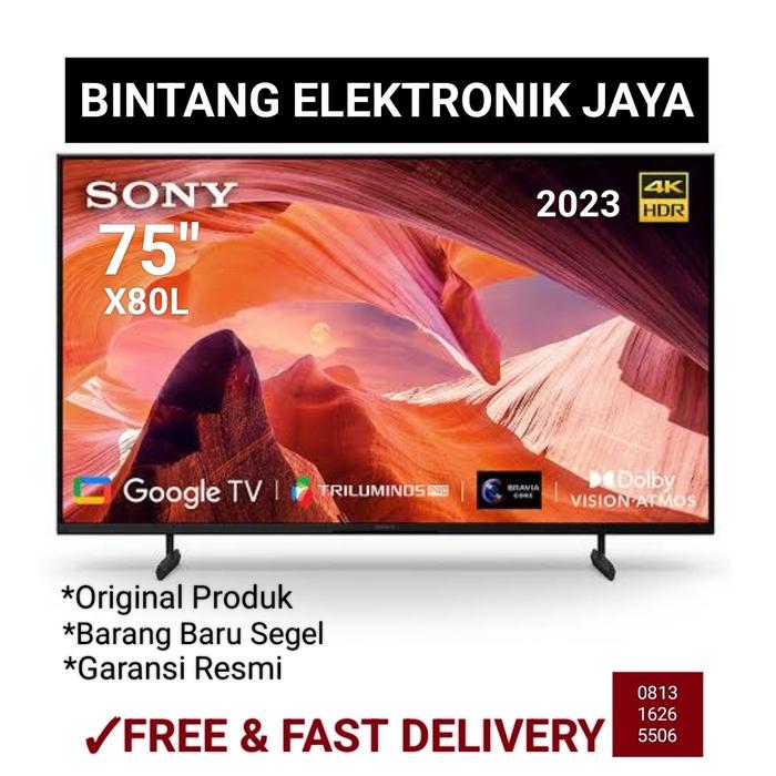 Jual SONY KD-75X80L 75" UHD 4K HDR SMART GOOGLE TV 75X80L X80L - Jakarta Selatan - Bintang ...