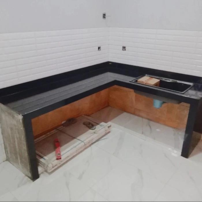 Jual Granit Kitchen Set Dapur / Meja Kompor Custom Ukuran Riques Di ...