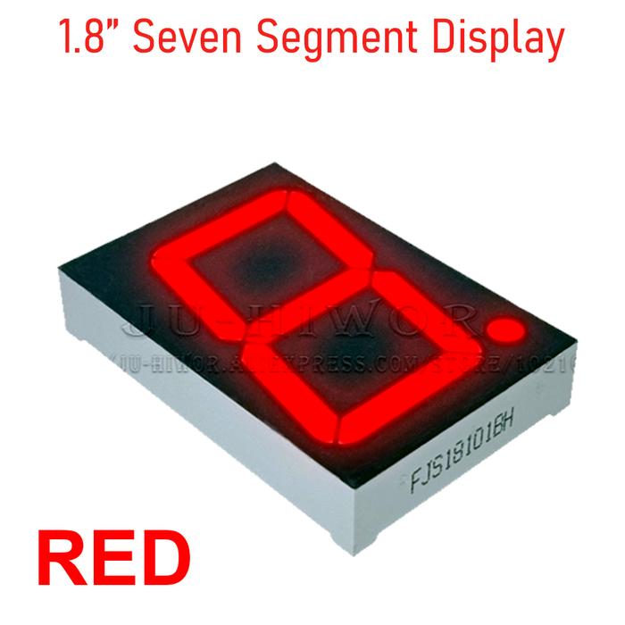 Jual 1.8" Seven Segment Display 1 Digit 7-Segment 1,8 inch LED Digital ...