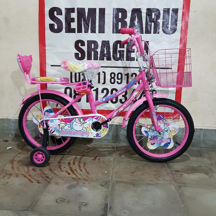 Jual sepeda mini 16 monchichi kuda poni soft pink - Kab. Sragen ...