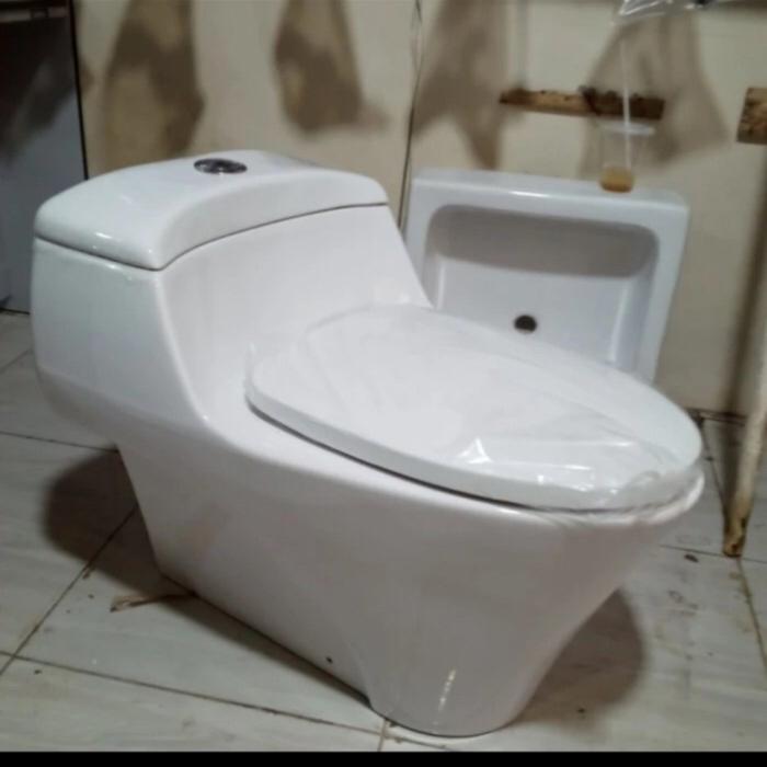 Jual Closet duduk toto cw 823 J monoblock closet duduk besar - Jakarta ...