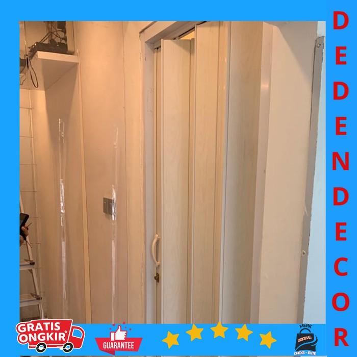Jual pintu lipat pvc kamar mandi / pvc folding door - Kota Makassar ...