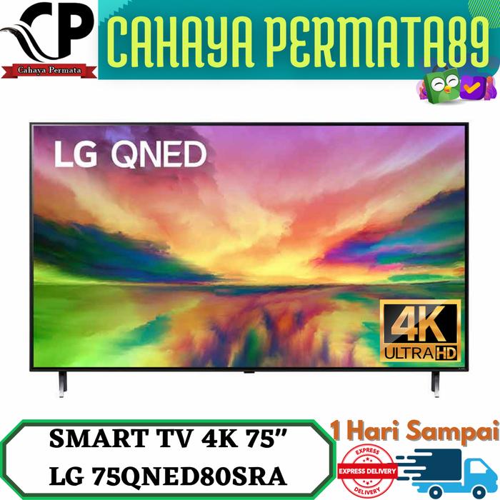 Promo LG 75QNED80 - SMART TV UHD 4K HDR DVB-T2 LG QNED80 75 inch 75QNED80SRA Cicil 0% 3x ...