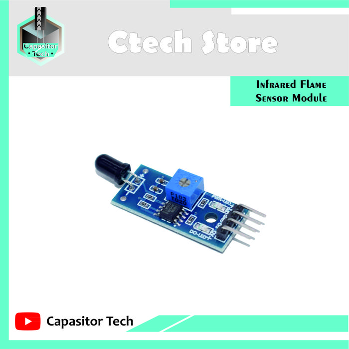 Jual InfraRed Flame Sensor / Sensor Pendeteksi Api Module - Kab. Hulu ...