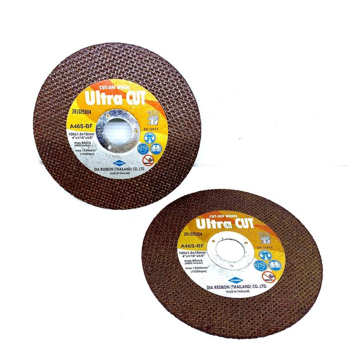 Jual Batu gerinda potong 4 inch Resibon Ultra Cut 100 x 1.6 x 16 mm ...