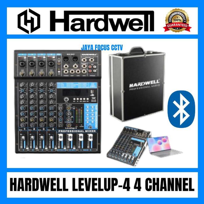 Jual MIXER AUDIO HARDWELL LEVELUP 4 LEVEL UP 4 4 CHANNEL ORIGINAL ...