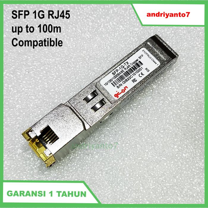 Jual SFP 1G RJ45 Compatible - Kota Depok - andriyanto7 | Tokopedia