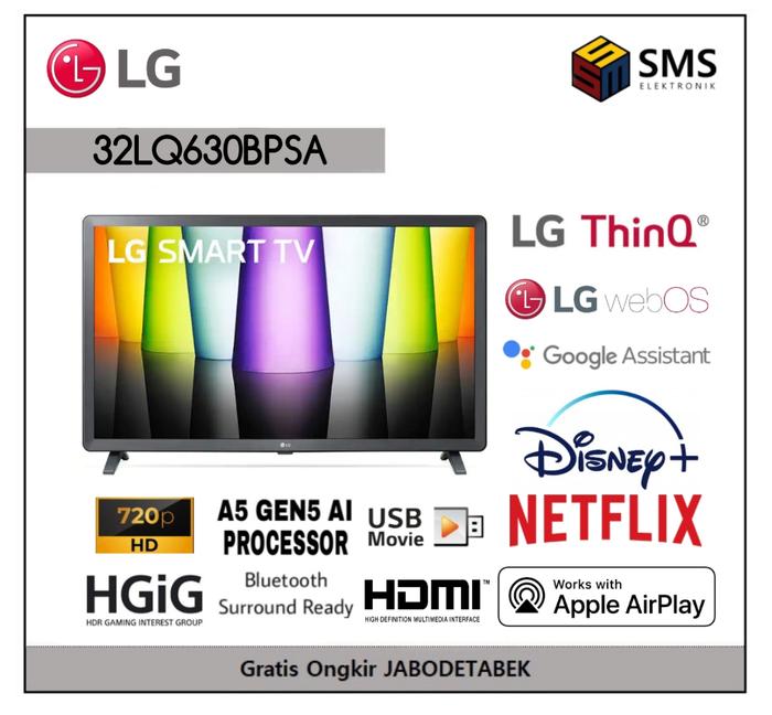 Promo LG TV 32LQ630BPSA SMART TV 32 INCH DIGITAL TV BLUETOOTH 32LQ630 ...