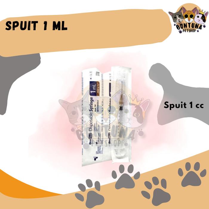 Jual Spuit 1 ml / Spuit 1 cc / Syringe 1 ml untuk anabul - Jakarta ...