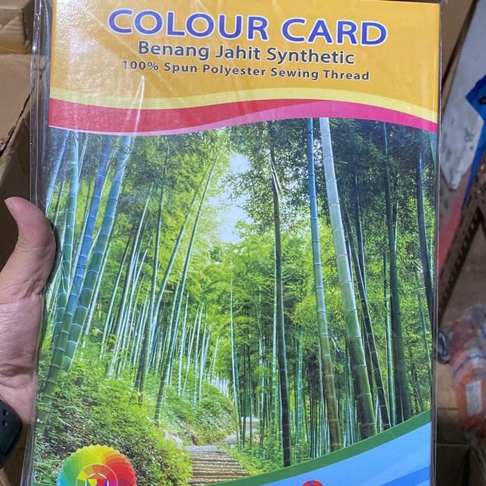 Jual Katalog 2021 benang yamalon extra angsa dunia colour card - Kota ...