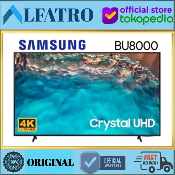Promo SAMSUNG LED TV 55BU8000 4K SMART TV UA55BU8000 CRYSTAL UHD 55BU80 Cicil 0% 3x - Jakarta ...