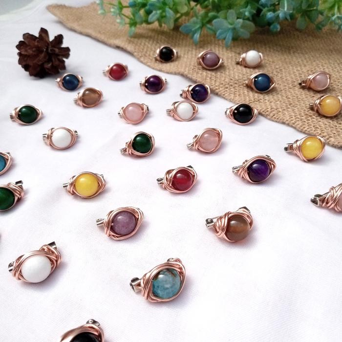 Jual Peniti Bros Dagu Hijab Wire Kecil Batu Alam Handmade - Kota ...