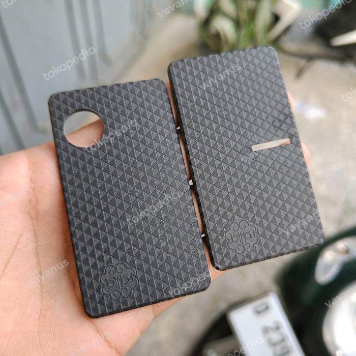 Jual Dotaio V2 Outer Panel Acrylic motif pattern triangle x logo hitam ...