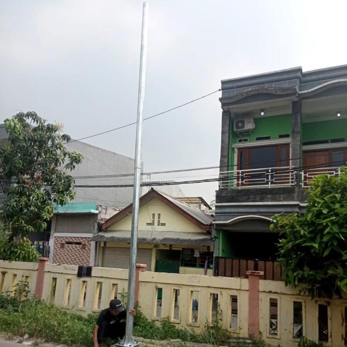 Jual Tiang CCTV Oktagonal 6 Meter Lurus Galvanized Custom - Jakarta ...
