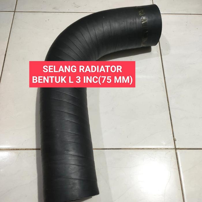 Jual SELANG RADIATOR BENTUK L AIR UDARA 3 INC(75 MM) UNIVERSAL - Kota ...