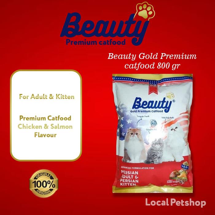 Jual Beauty Gold Persian Adult & Kitten 750gr PREMIUM Makanan Kucing ...
