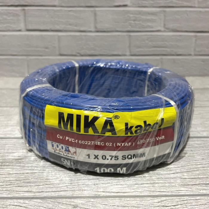 Jual KABEL SERABUT TEMBAGA 1 METER NYAF 1x0.75 MIKA TEMBAGA MURNI SNI ...