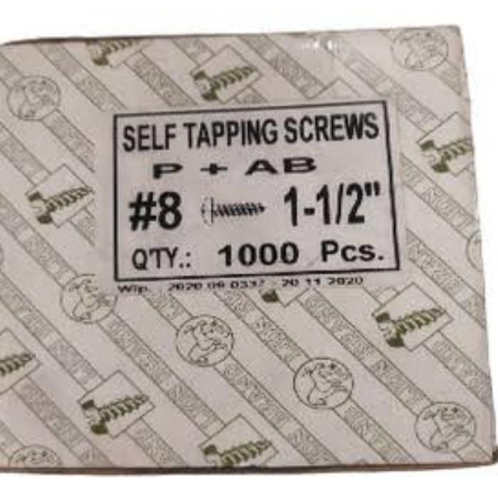 Jual SKRUP PHILIPS/ SKRUP PAB/TAPING SCREW. PAB 8X1 1/2 ( 4 CM) - Kota ...